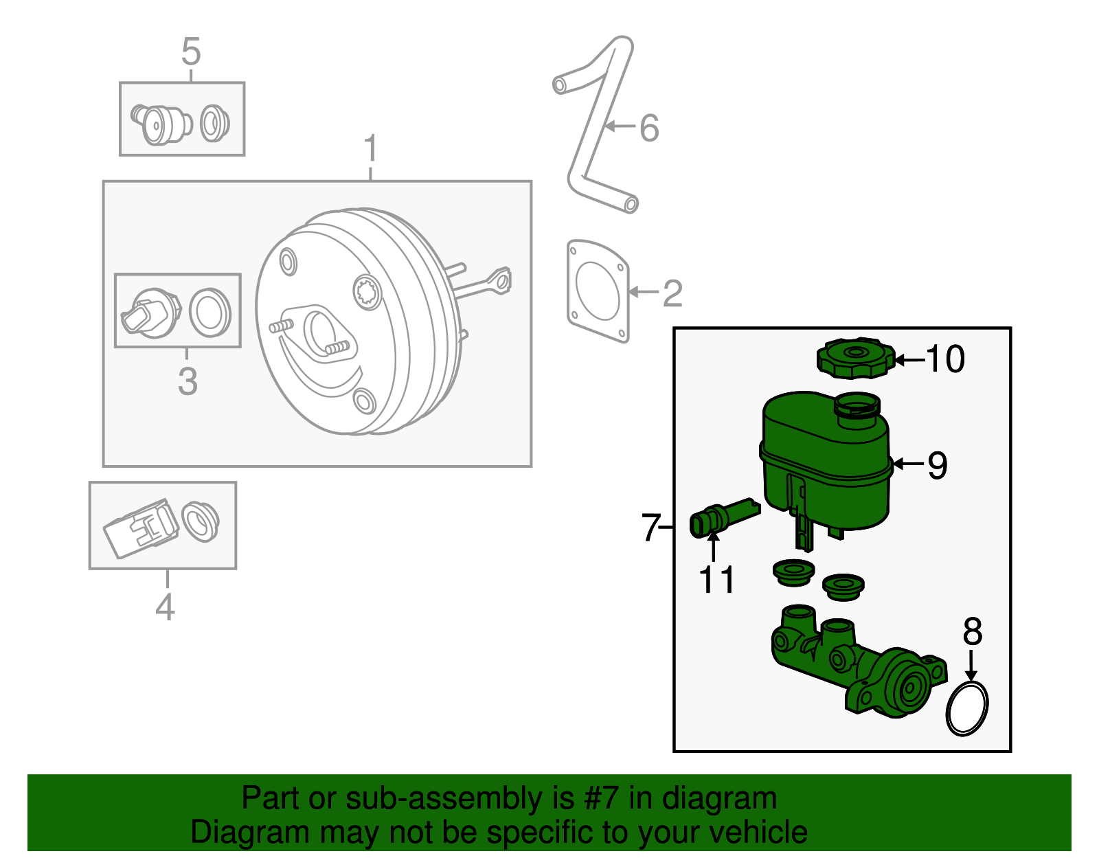 2007-2008 GM F (S)Cylinder 19432746 | TascaParts.com