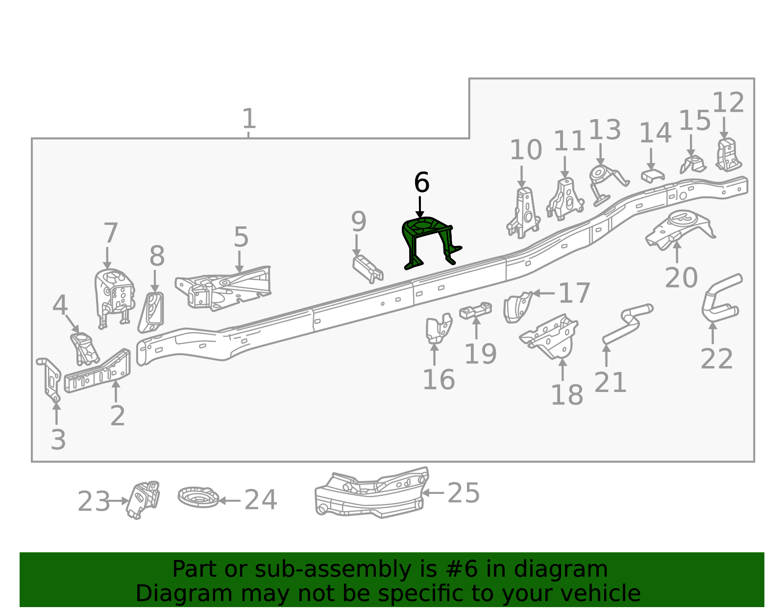 51073-0C020 - High-Quality Frame Rail Bracket for 2022-2025 Toyota ...