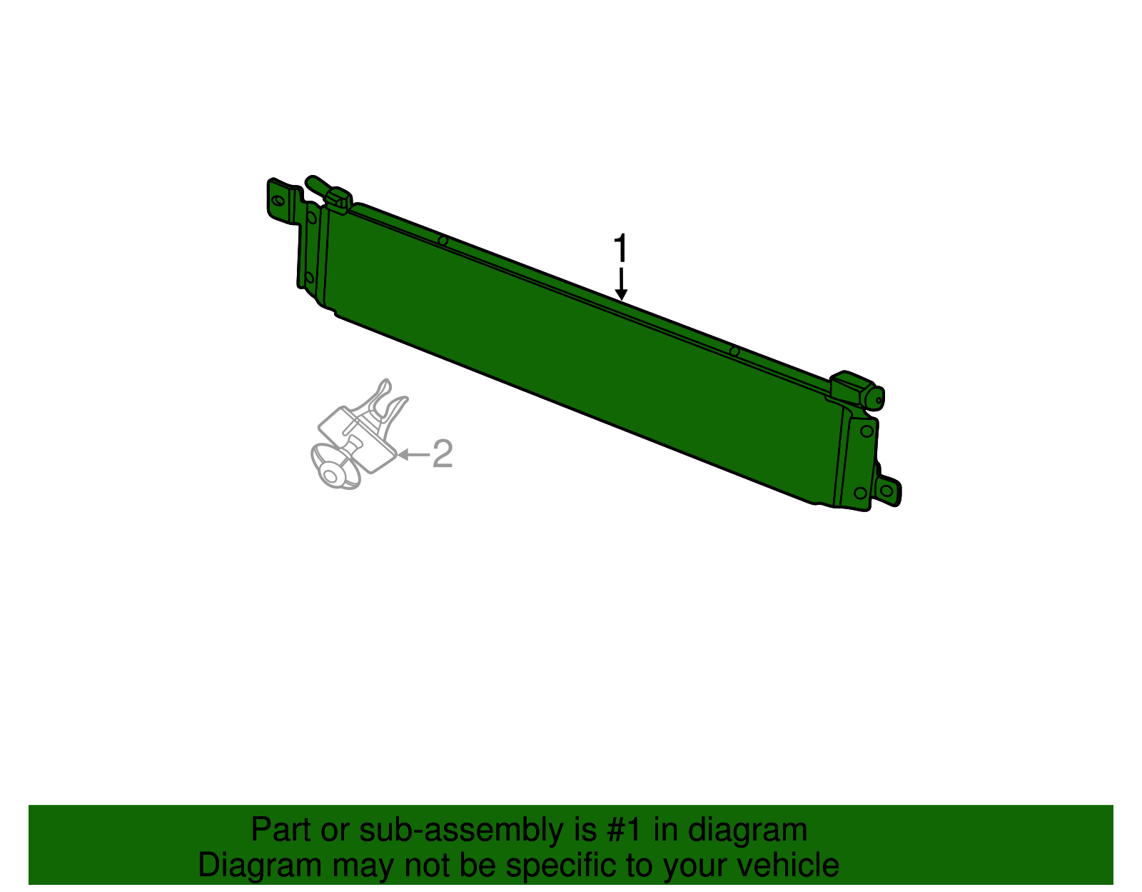 2011-2015 Mopar Cooler 68069651AC | Mopar Parts Canada