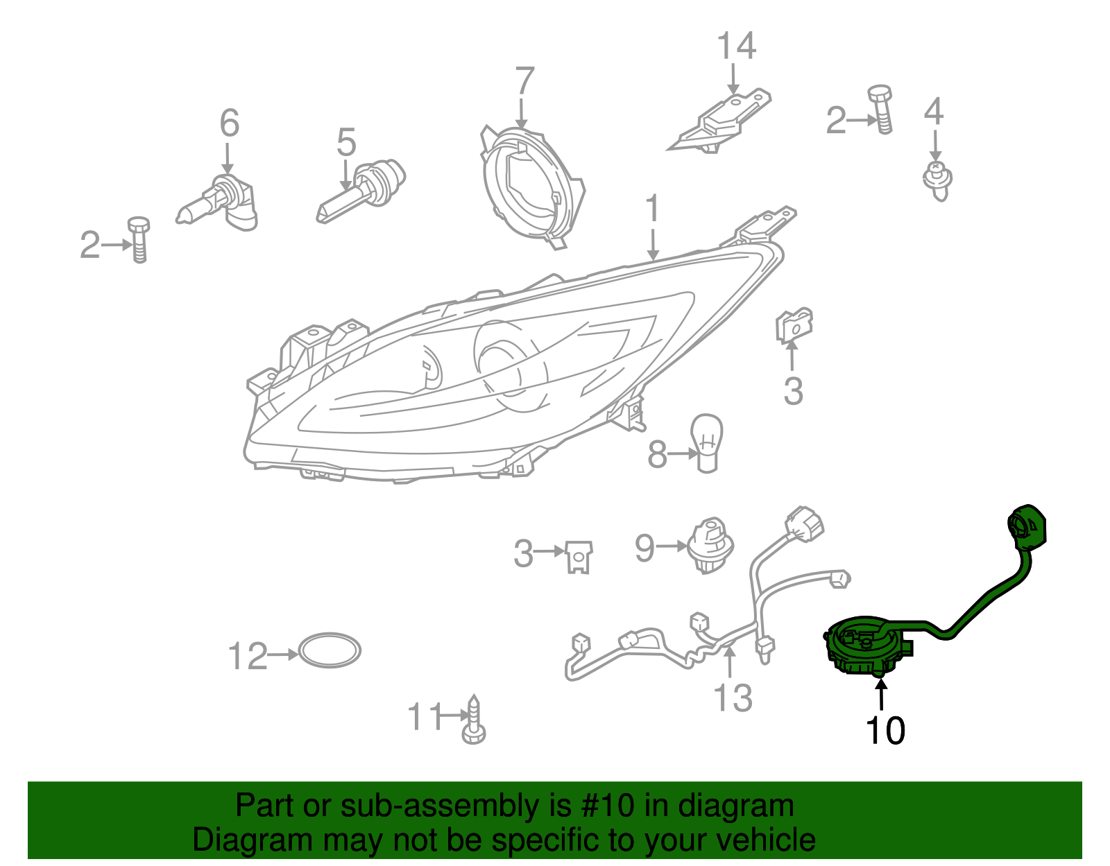 2012-2013 Mazda 3 Control Box BGV5-51-0H3 | Mazda Parts Deals