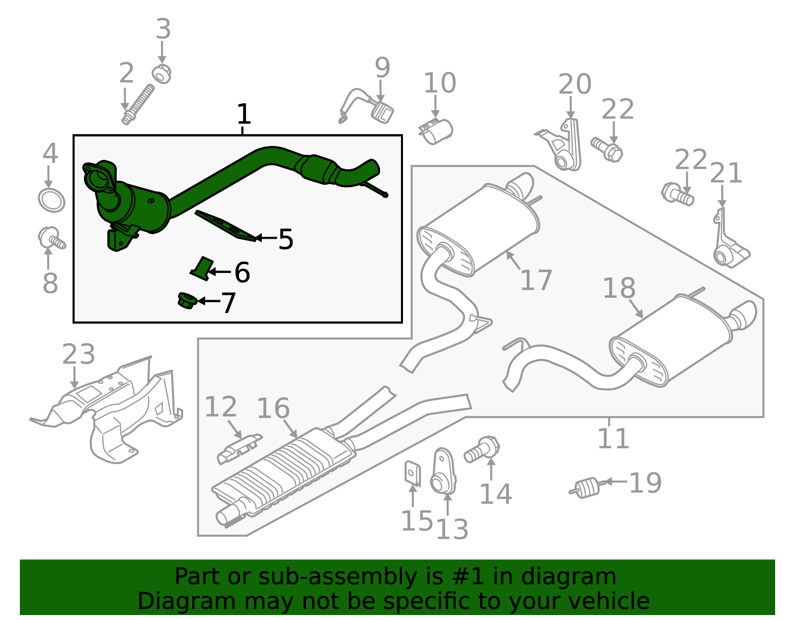 Catalytic Converter - OEM Emission Reduction for Ford | AutoNation Parts