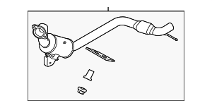 JR3Z-5E212-C - Catalytic Converter 2018-2023 Ford Mustang | Ford Parts ...