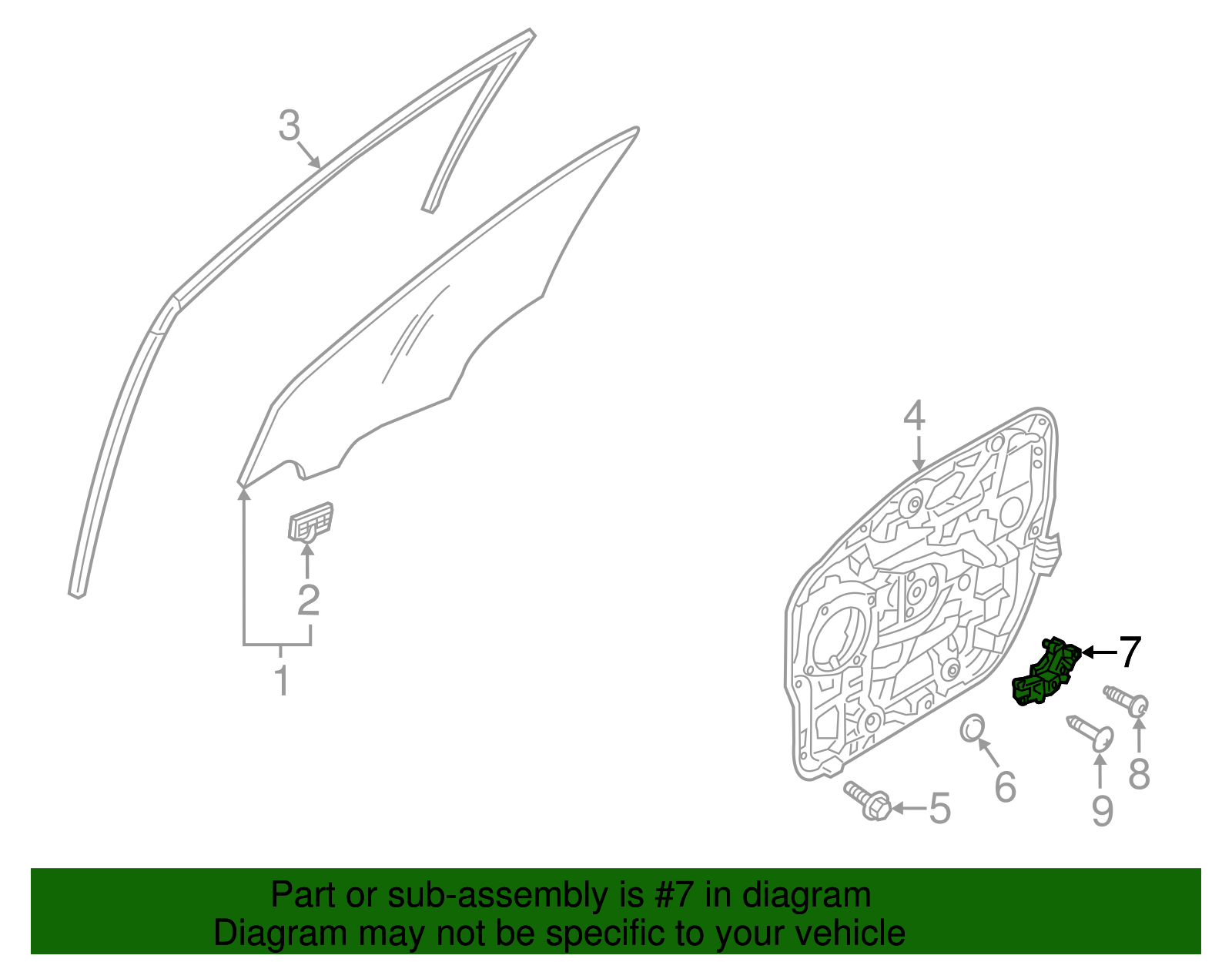 2013-2019 Hyundai Window Motor 82450-2W020 | OEM Parts Online