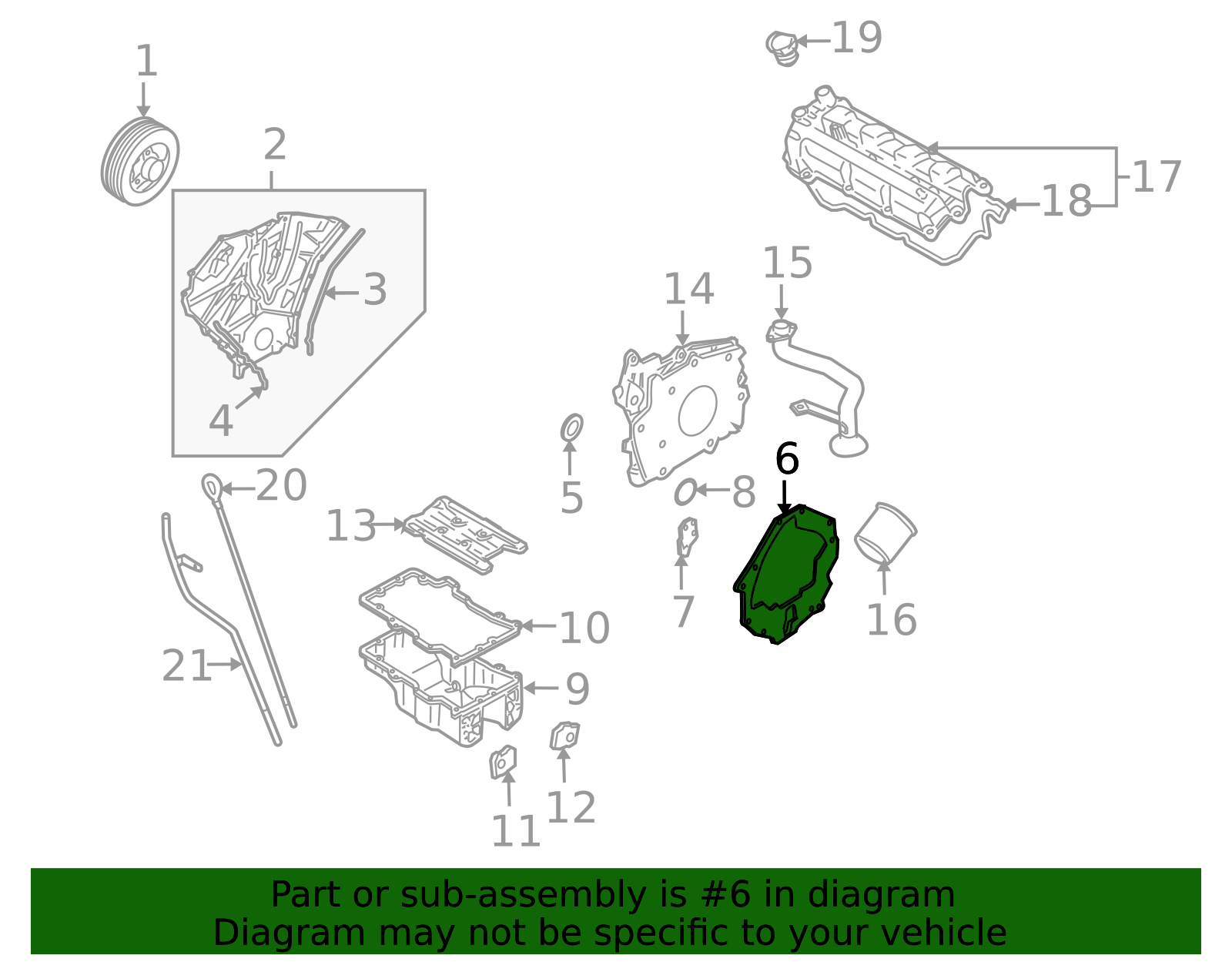 AJ57-10-901B - End Plate 2003-2008 Mazda 6 | MazdaParts.US Store