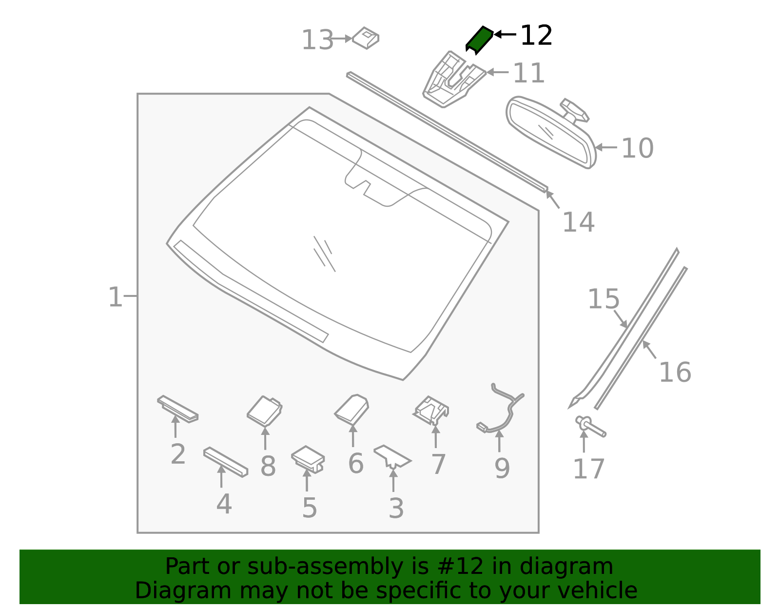 Genuine Cover Cover Plate for 2017-2019 Hyundai | Part# 96011-2W000 ...