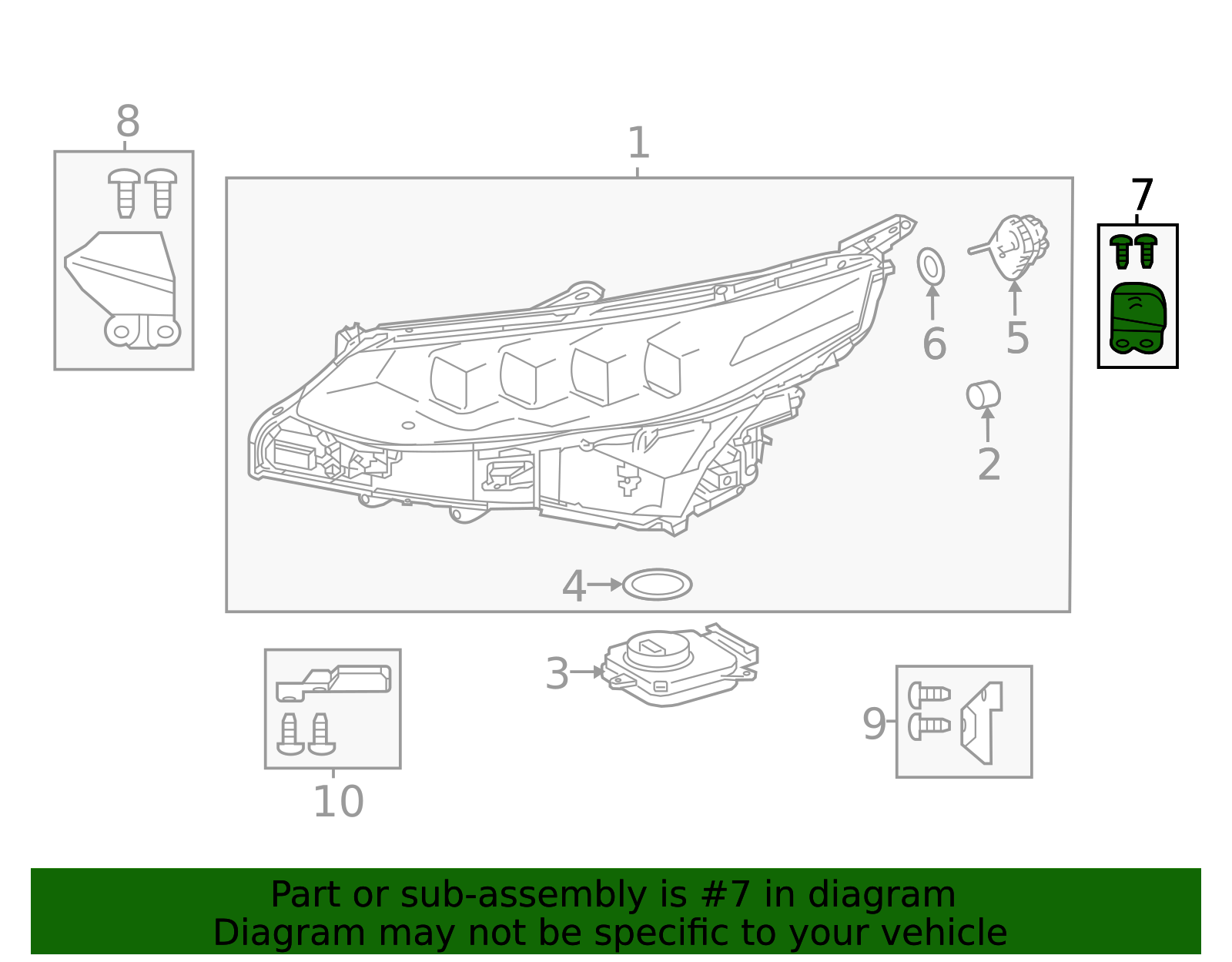 2016-2020 Toyota Mirai Repair Bracket 81194-62010 | Lithia Toyota Parts