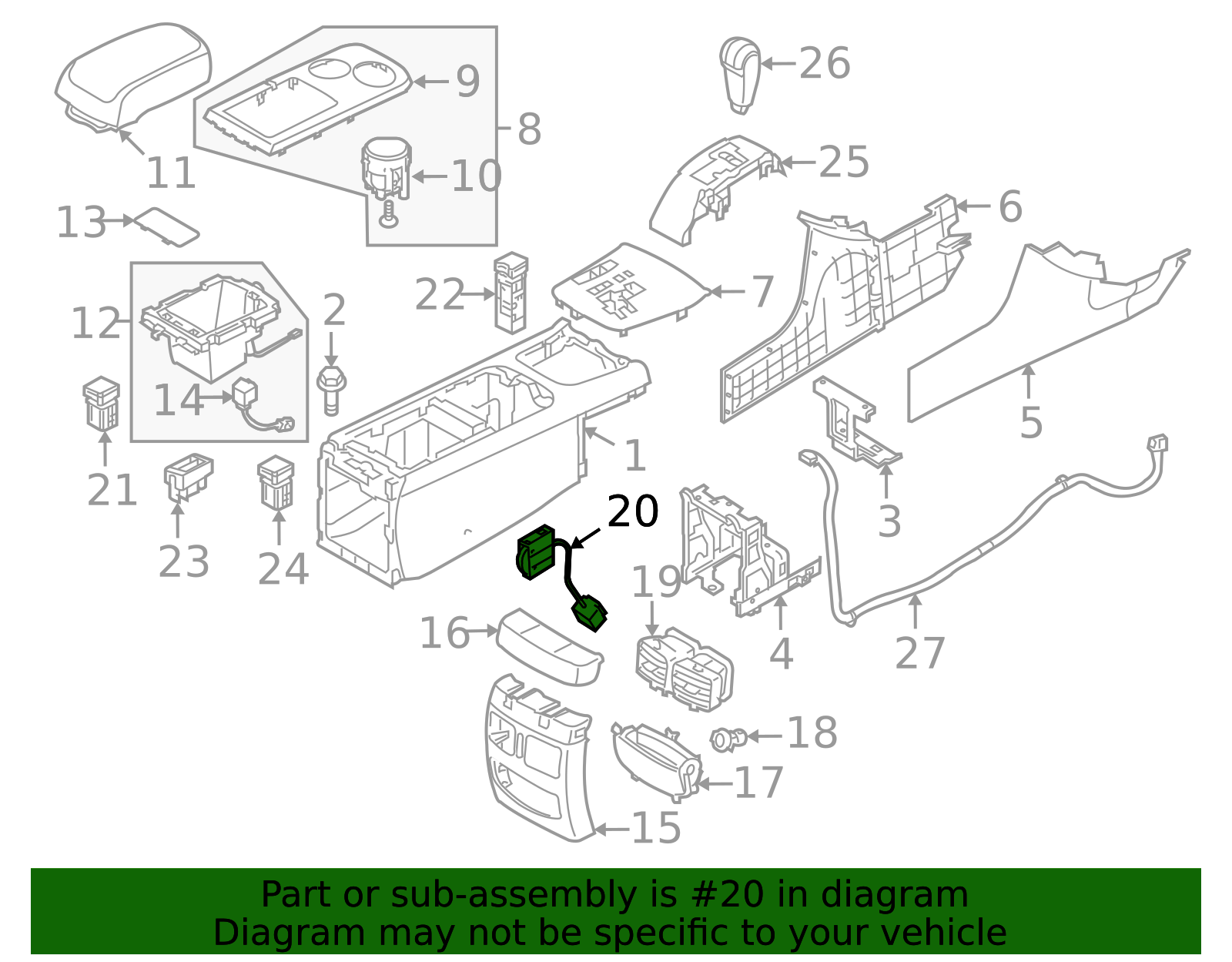 97030-3F800 - Dash Control Unit 2007-2009 Kia Amanti | Kia.Parts Store