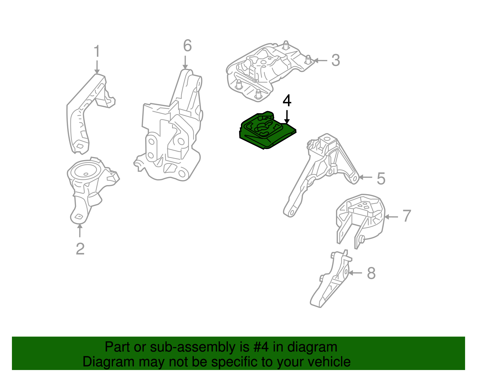 2006-2013 Volvo Side Mount 31277010 | NewAutoParts.com