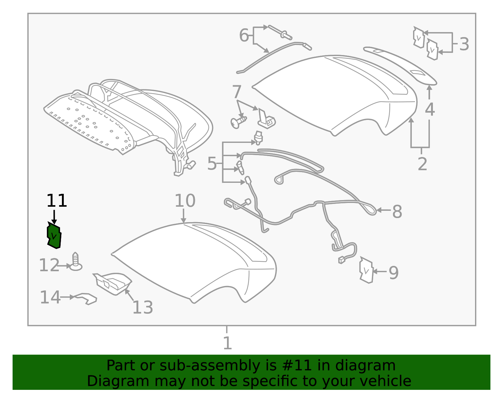 8S7-898-051 - Headliner Repair Kit 2016-2023 Audi TT Quattro | Audi OEM ...