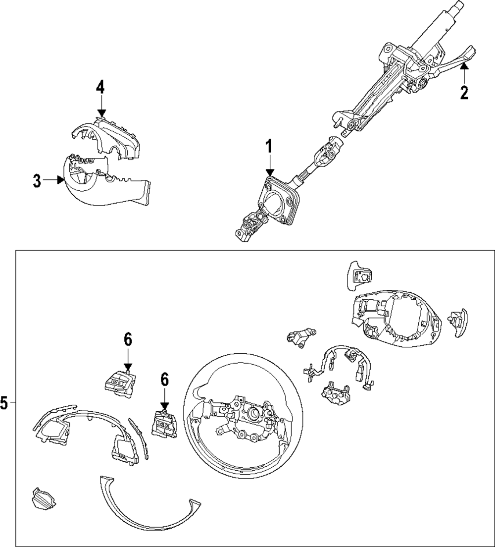 56111-CV310CVE - Steering Wheel 2022-2024 Kia EV6 | Kia.Parts Store