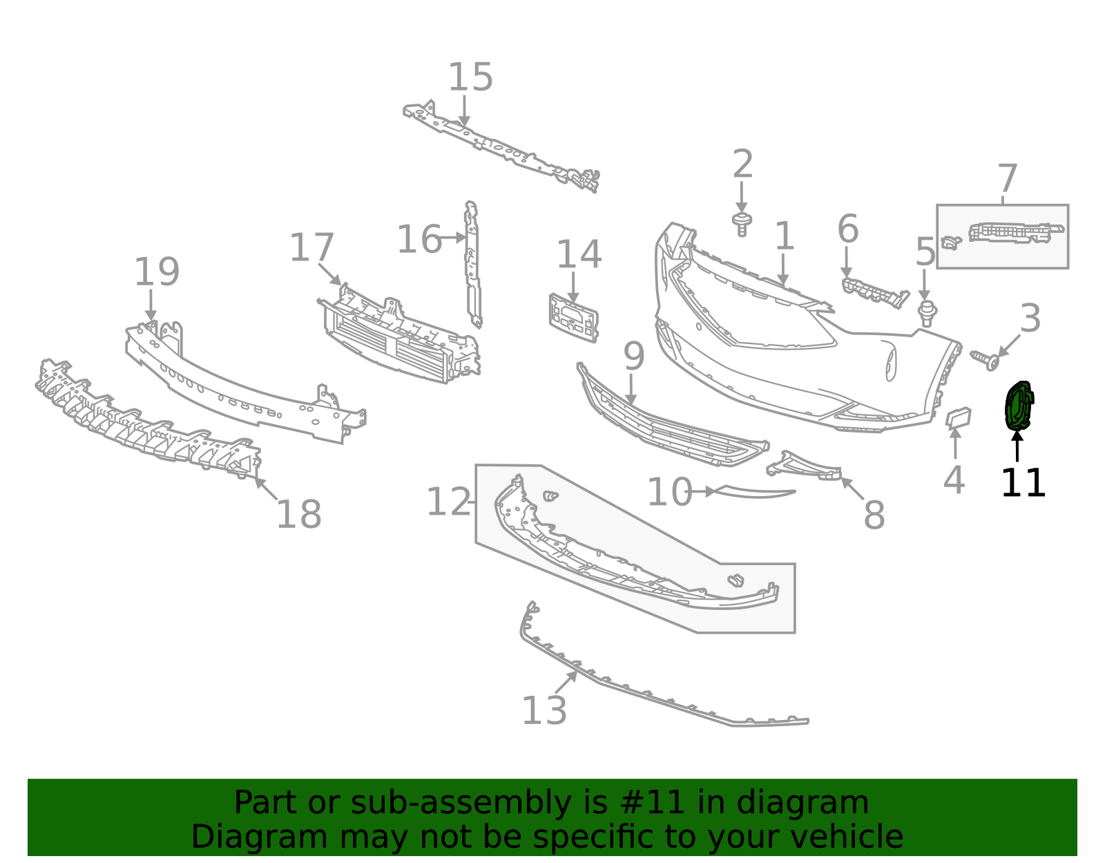 71108-TYB-A10 - Air Grille | All Discount Parts Store