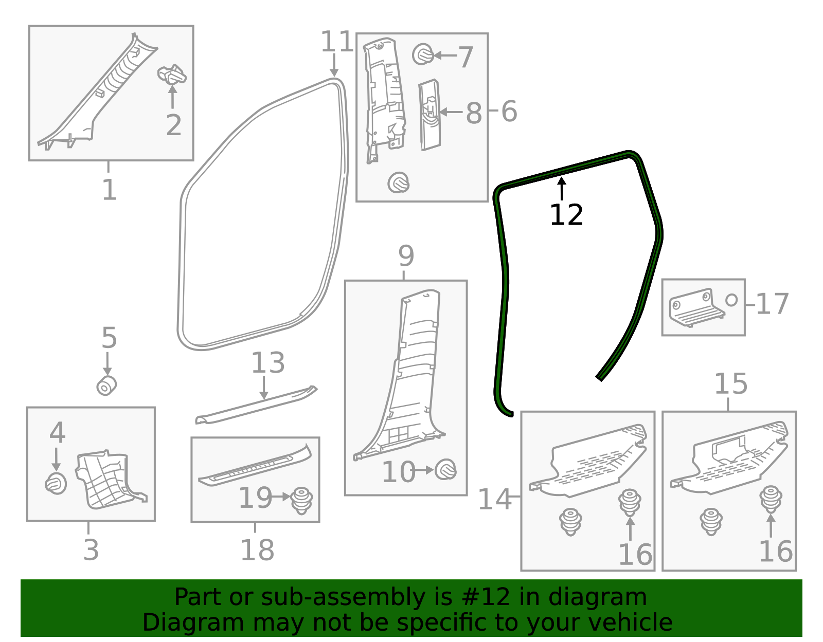 Door Seal – OEM Weatherproofing for a Quieter Ride | AutoNation Parts