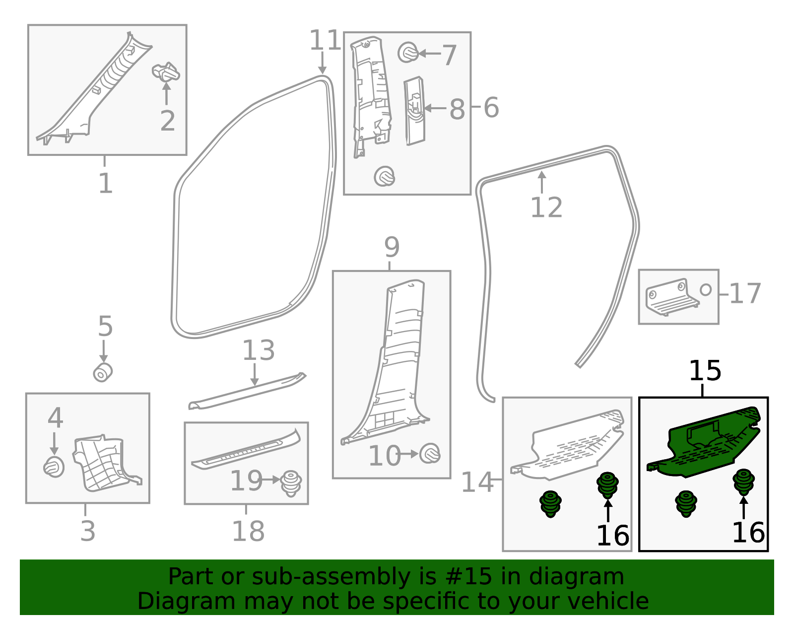 Door Sill Plate 67918-0E060-C0 - Genuine Toyota Protection | AutoNation ...