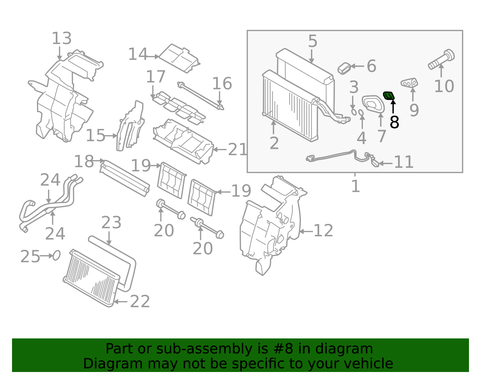 72144FL010 - 2022-2024 Subaru WRX - Clamp | Subaru Parts HQ