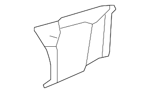 9076370900 - Wheelhouse Panel 2019-2024 Mercedes-Benz | Mercedes-Benz ...