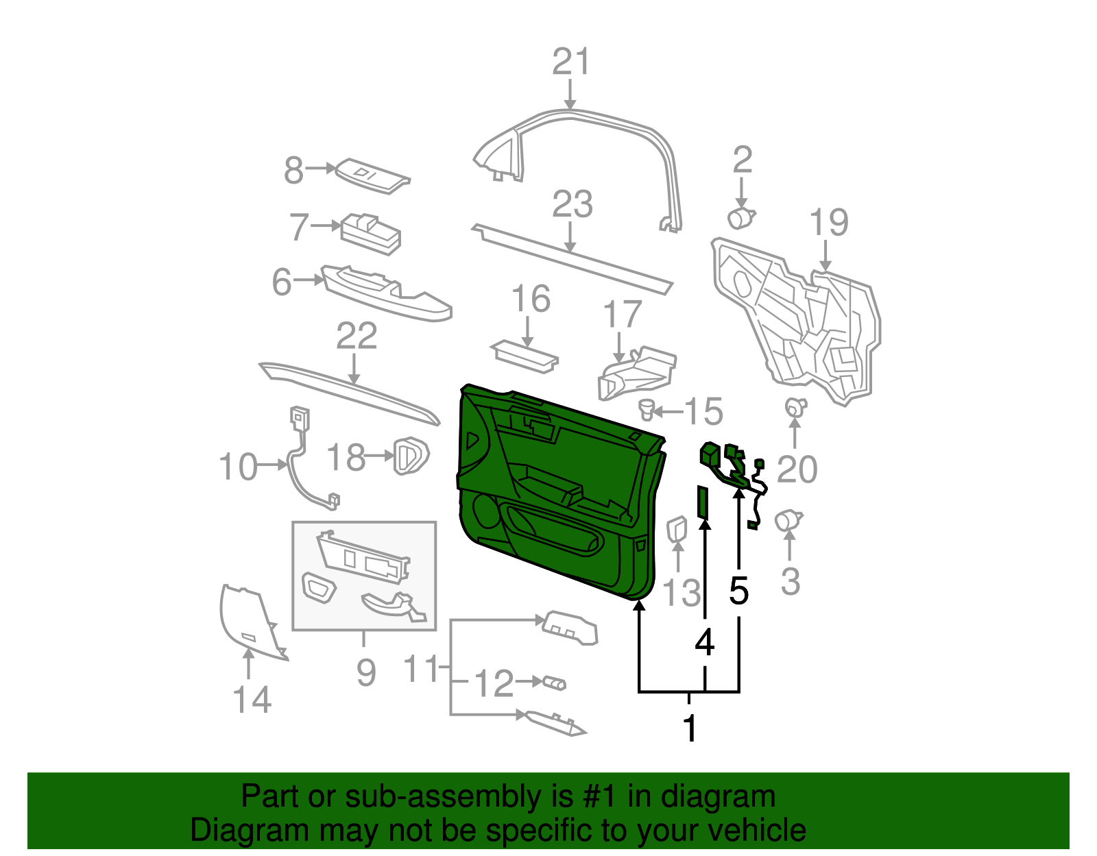 25998871 - Door Trim Panel | Partners Chevy