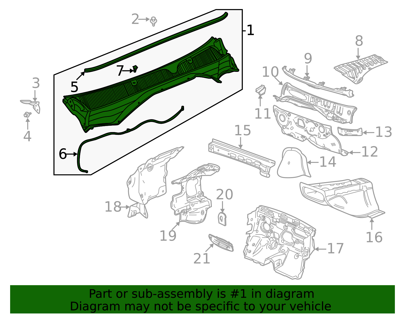 2021-2025 Chevrolet Trailblazer Panel 42921621 | Capital Chevy Parts