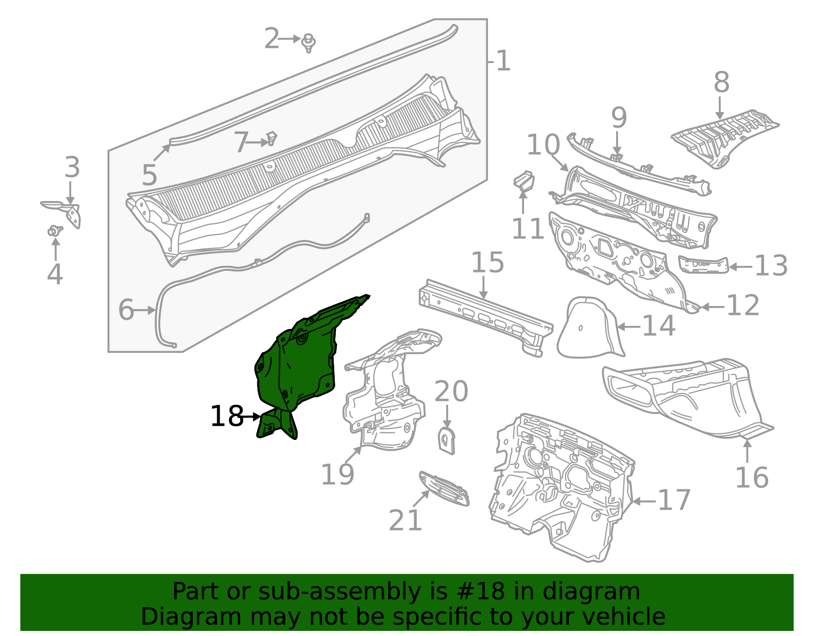 2024-2025 GM Insulator 60008656 | Courtesy Parts