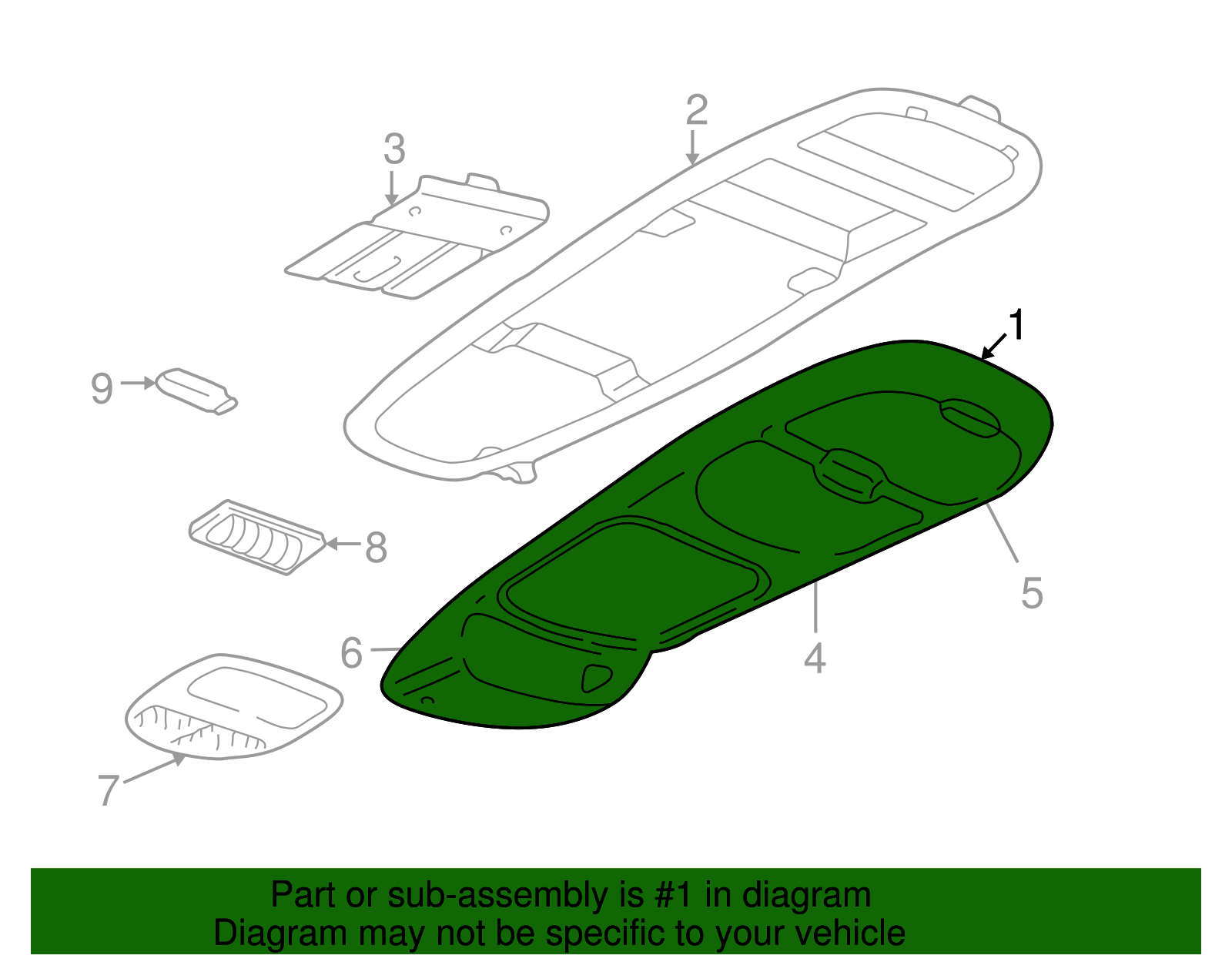 12530360 - Overhead Console | Partners Chevy