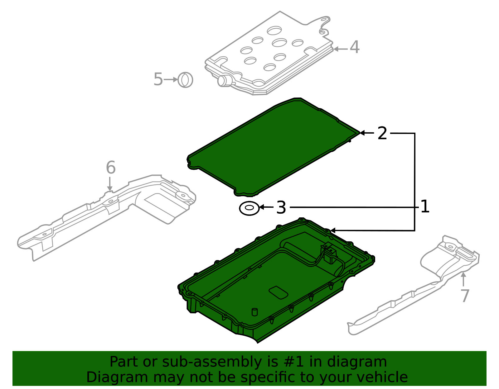 L1MZ-7A194-A - 2020-2024 Ford - Transmission Oil Pan | My Ford Parts