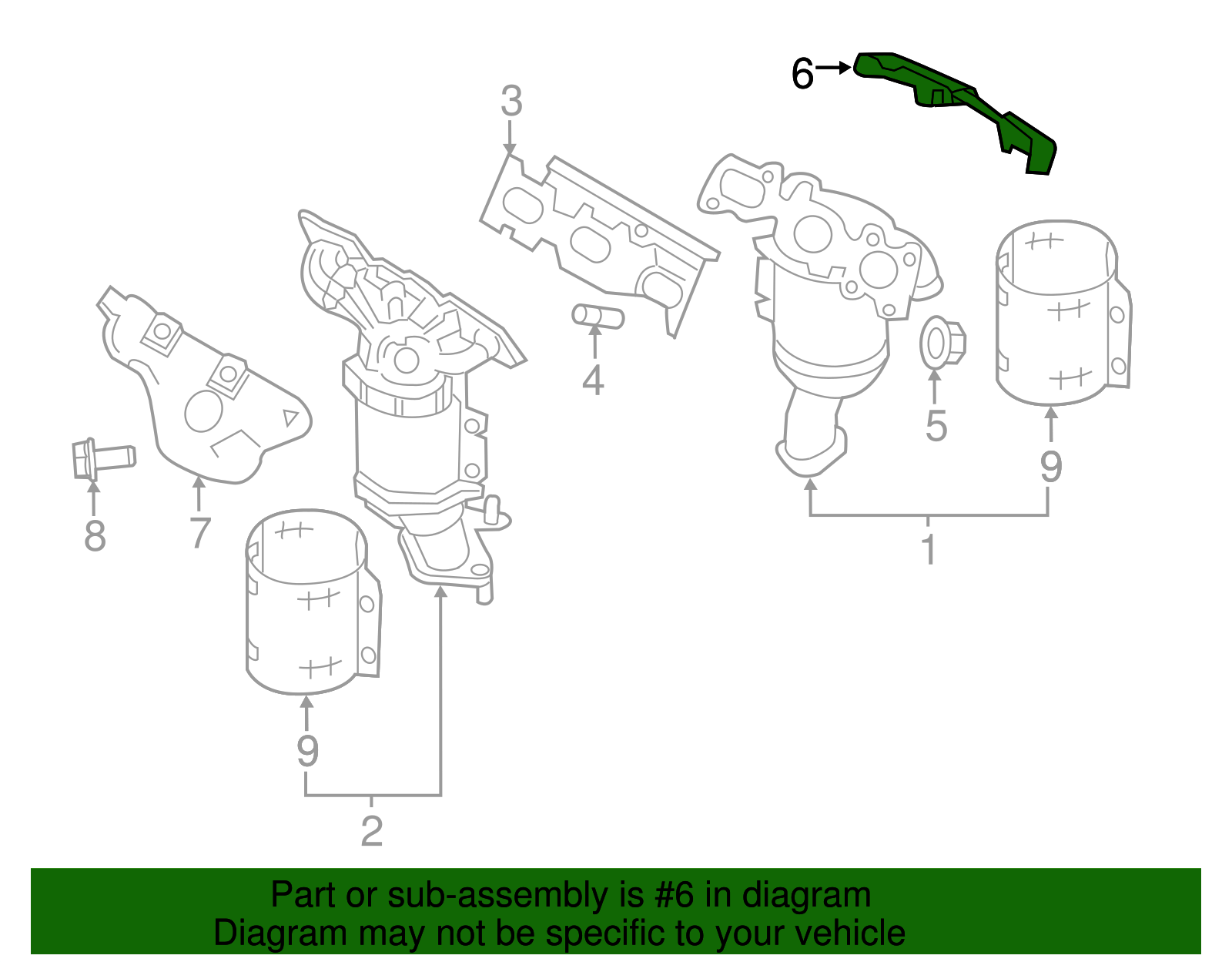 2013-2018 Ford Heat Shield DA8Z-9A462-A | Ford OEM Parts Outlet