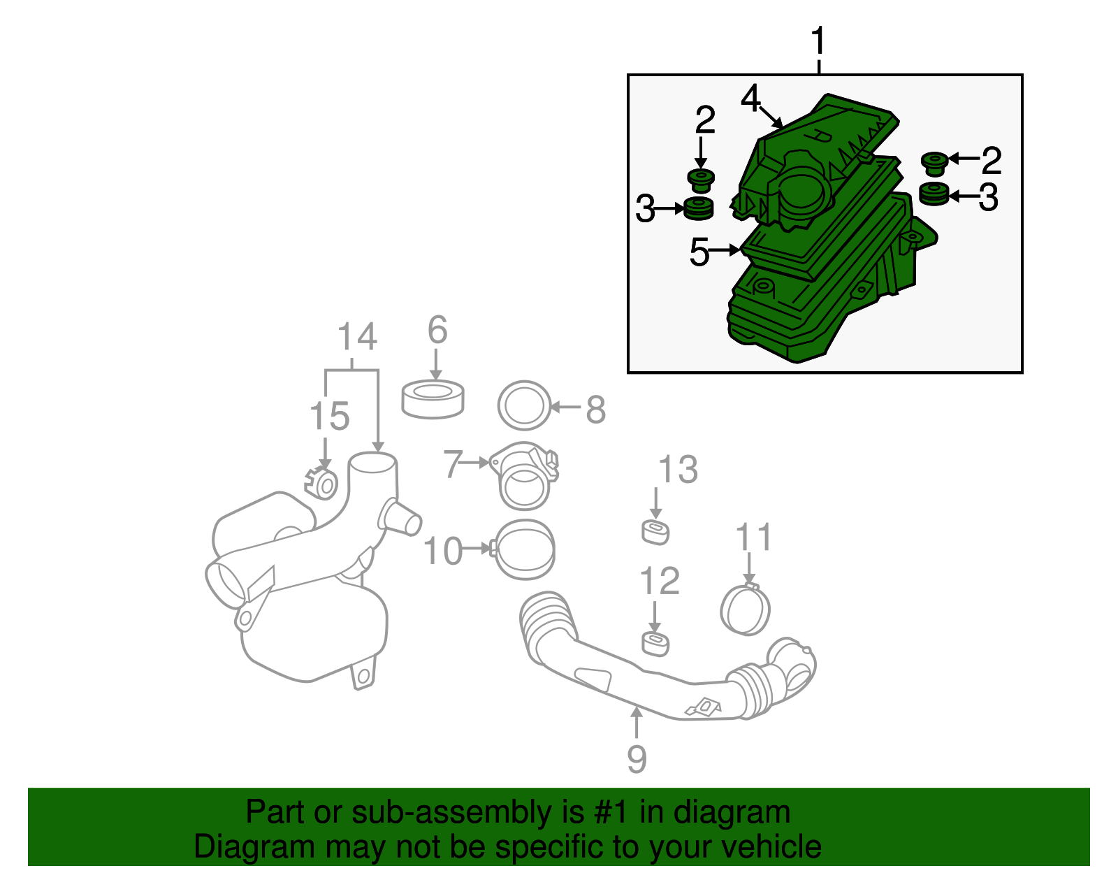 2009-2010 GM Air Cleaner 22756559 | Capital Chevy Parts
