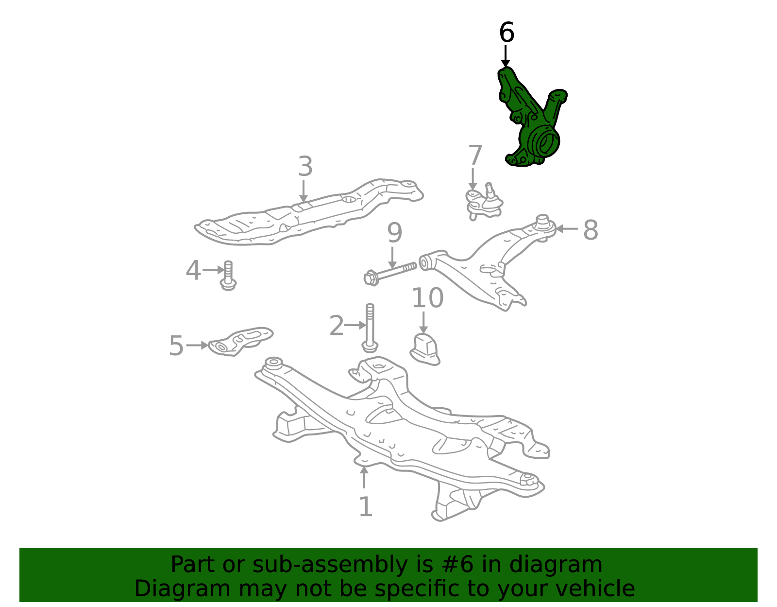 OEM Steering Knuckle - Precision Handling Replacement | AutoNation Parts