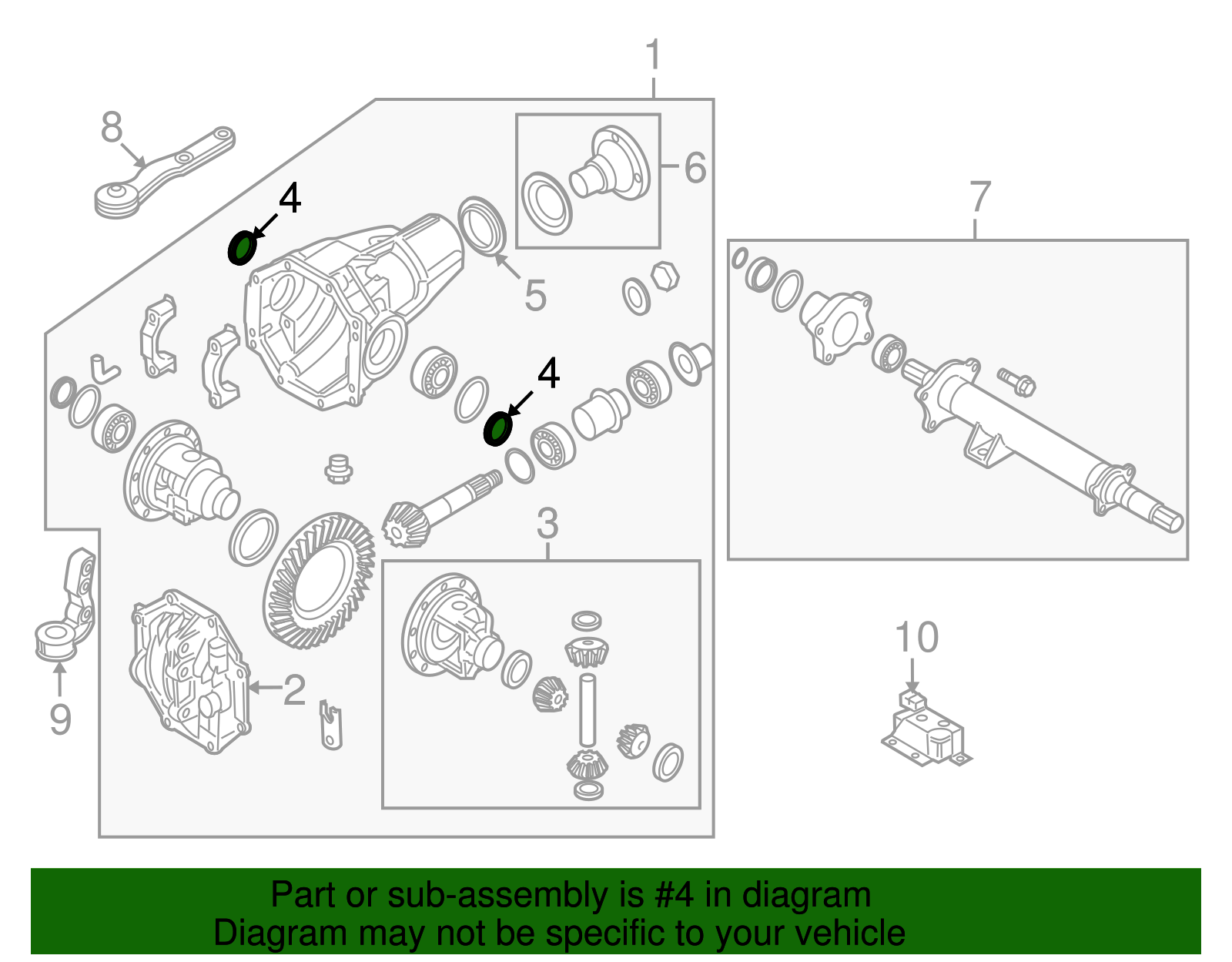 53550-3E100 - Drive Axle Shaft Seal 2005-2009 Kia | Kia.Parts Store