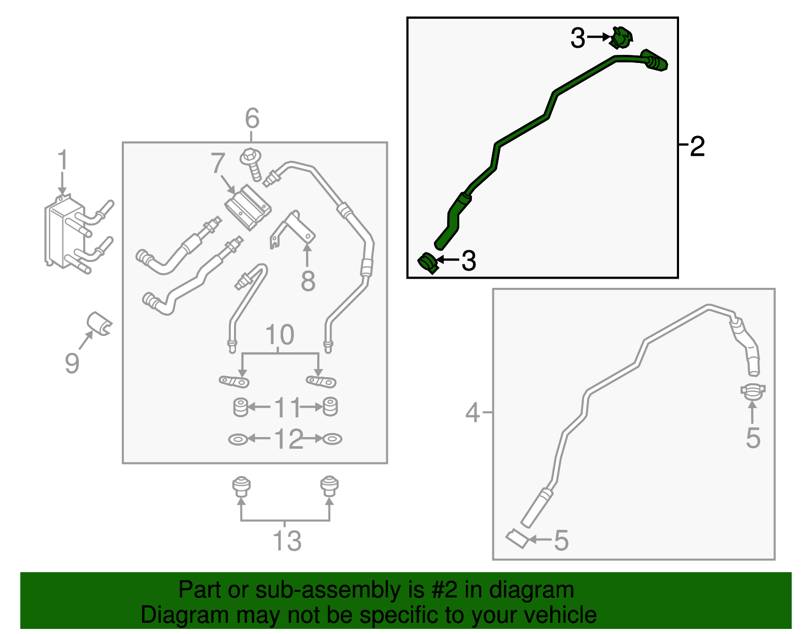 2013-2020 Ford Inlet Pipe DG9Z-7890-B | Ford OEM Parts Outlet