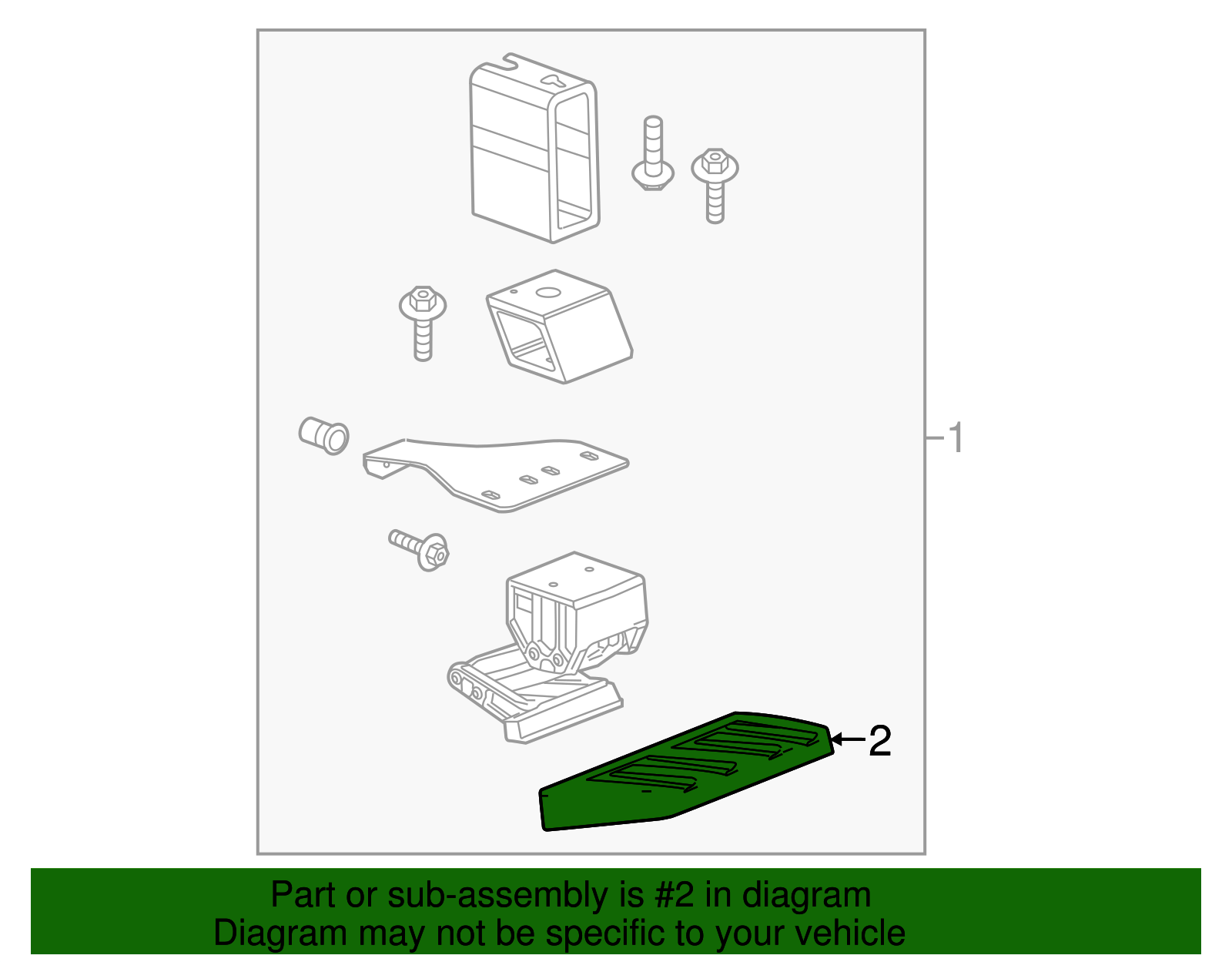 2016-2018 GM Driver Side Assist Step 84115919 | Shop Matick Buick GMC