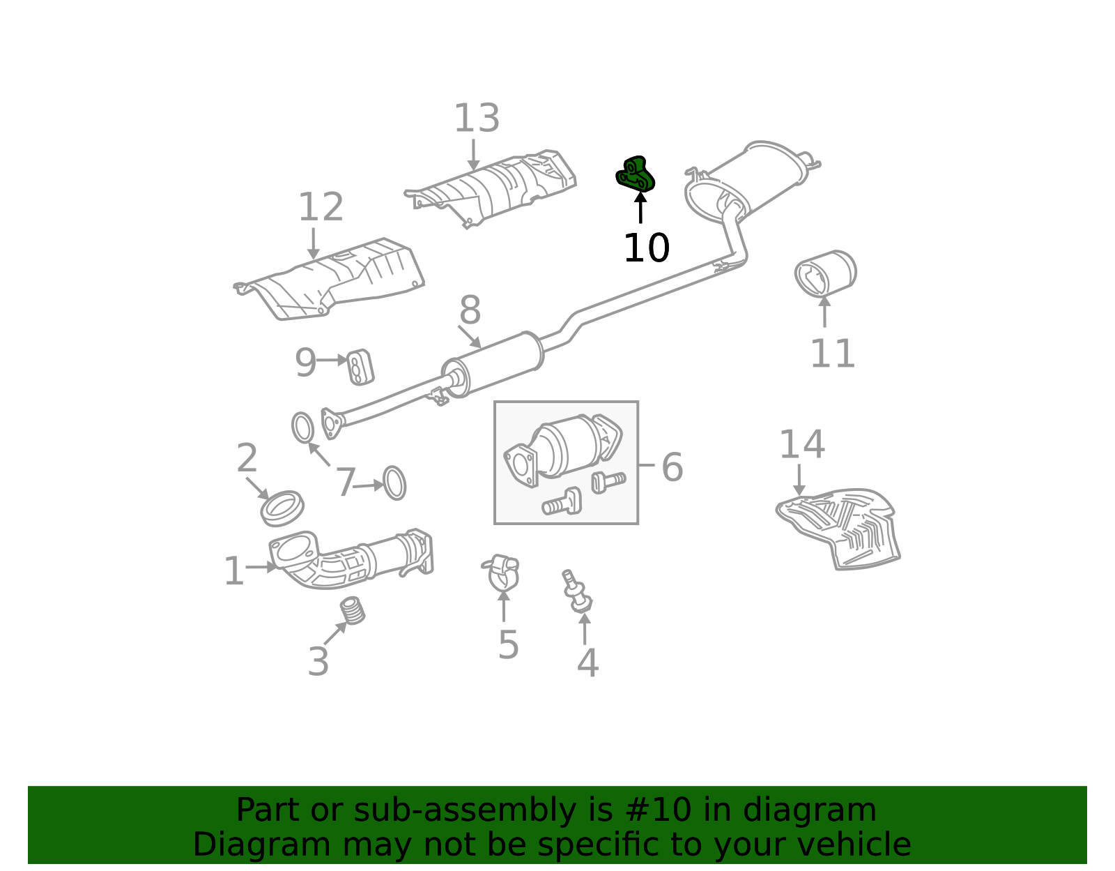 18215-S84-A20 - Exhaust System Hanger 1998-2021 Honda | Honda Parts Online