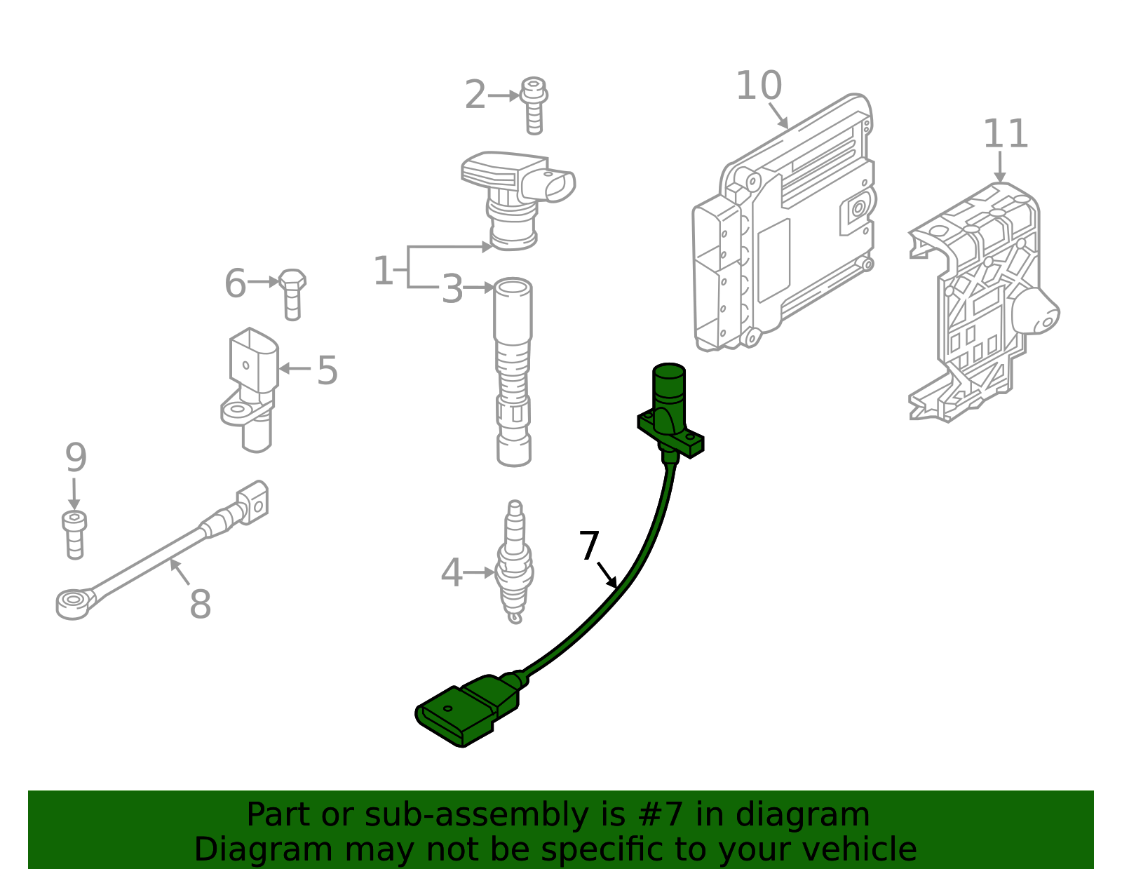 07K-906-433-F - High-Quality Engine Crankshaft Position Sensor for ...