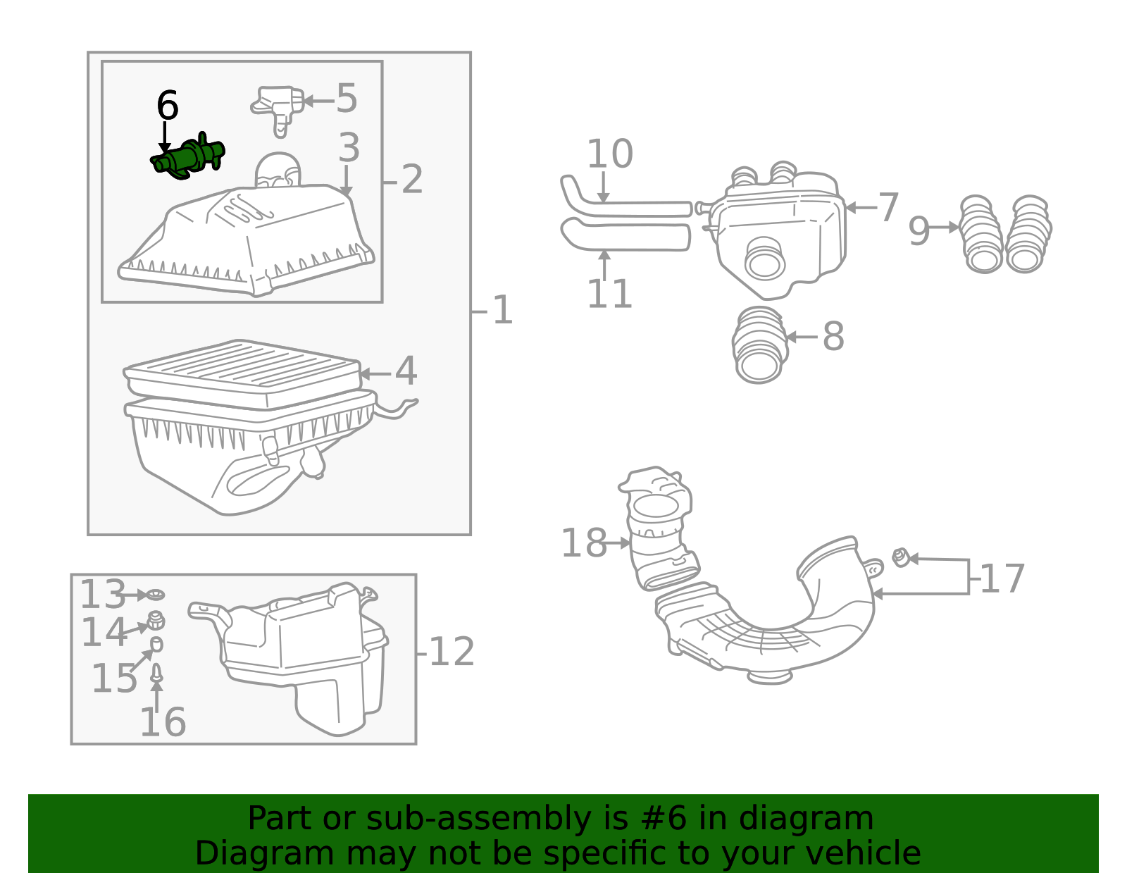 90910-12199 - Vacuum Switching Valve 2000-2004 Toyota | Elmhurst Toyota ...