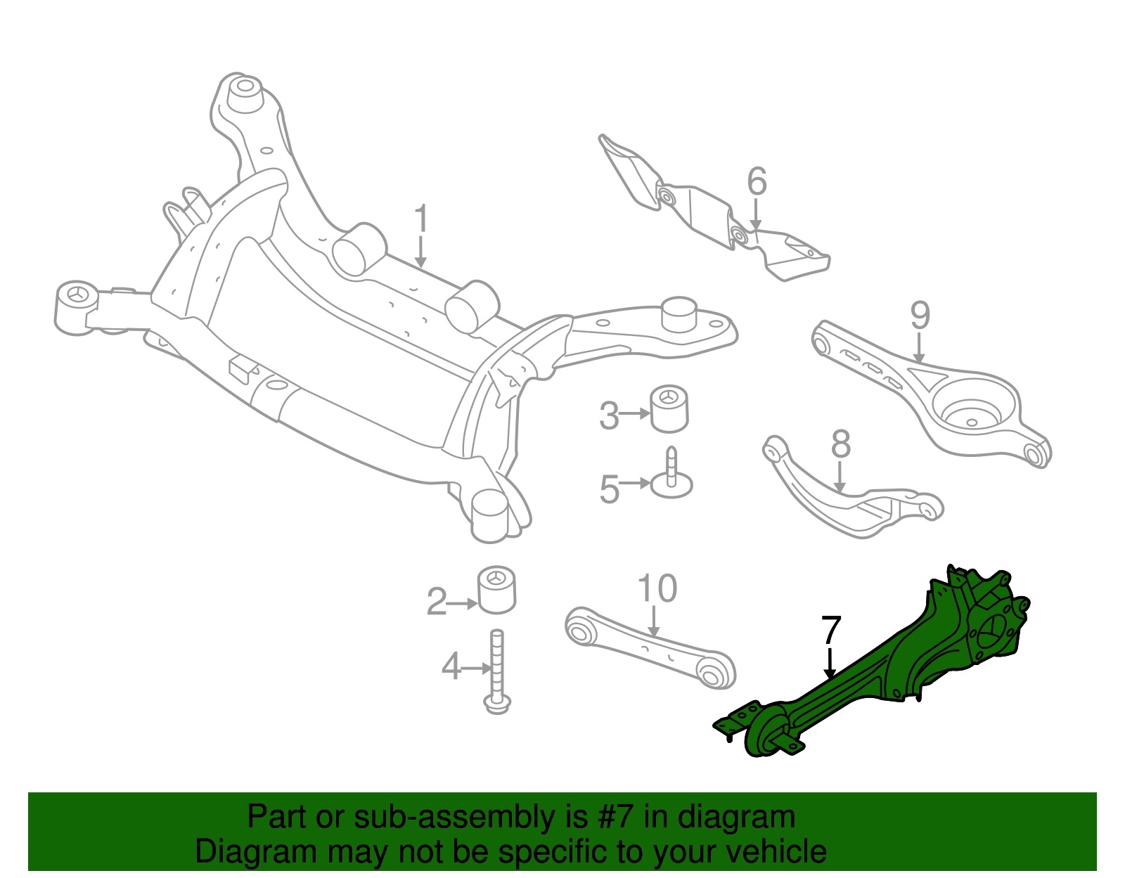 Genuine Trailing Arm for 2015-2018 Volvo | Part# 31476180 | Over 30% ...