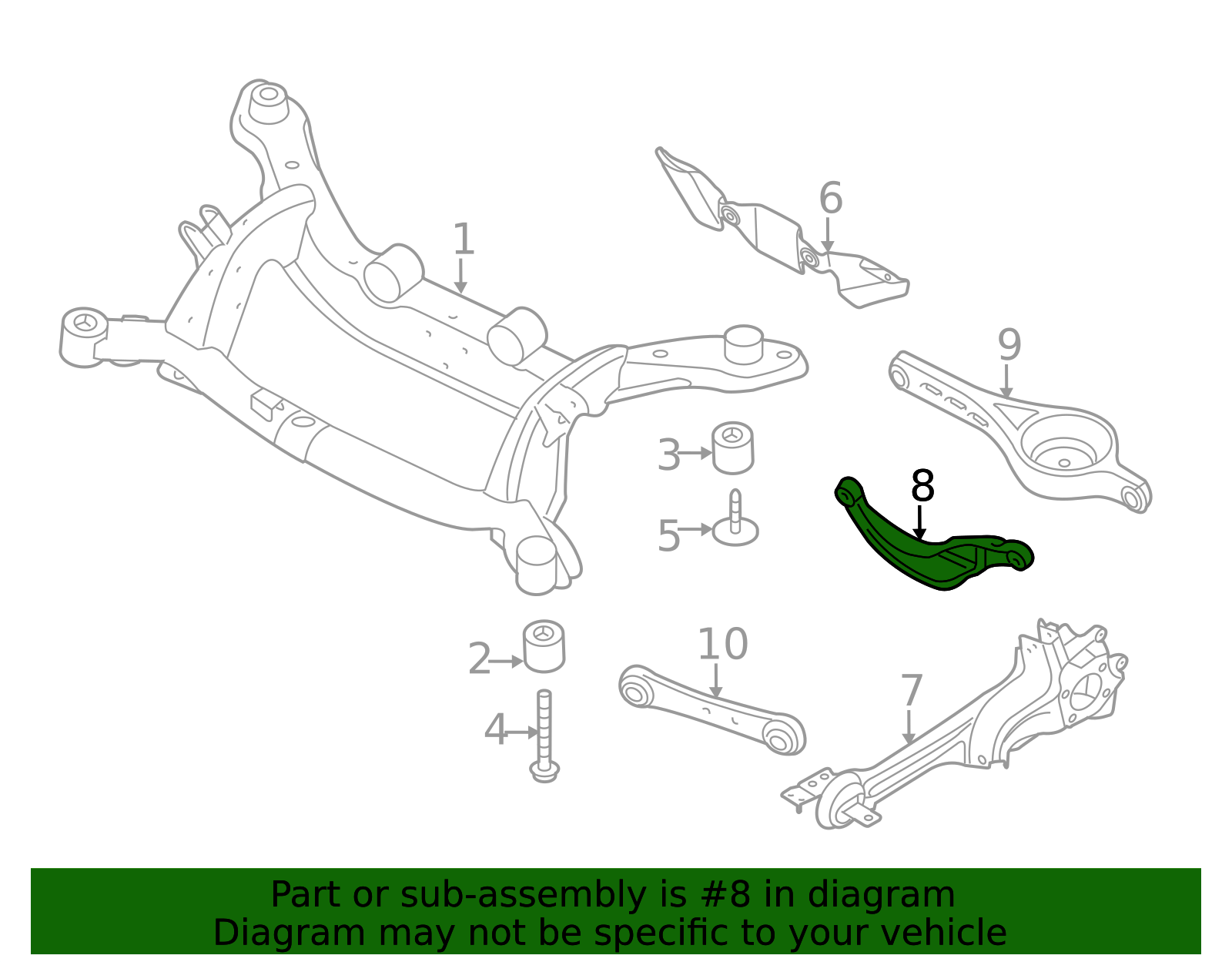 31406750 - Upper Control Arm - 2012-2018 Volvo | Volvo OEM Parts Direct