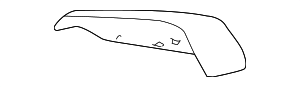 2018-2024 GM Primed Passenger Side Door Mirror Housing Upper Cover ...