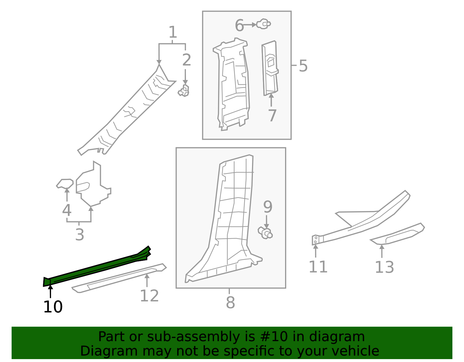 Door Sill Plate 67914-30310-C0 - Genuine Toyota Protection | AutoNation ...