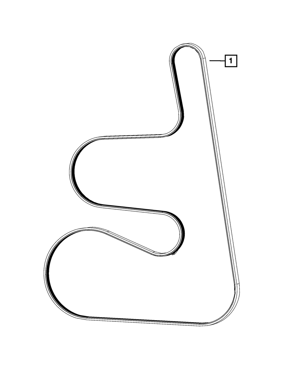 4627397ac - Mopar Serpentine Belt 2013-2024 Ram | Performance Auto Parts
