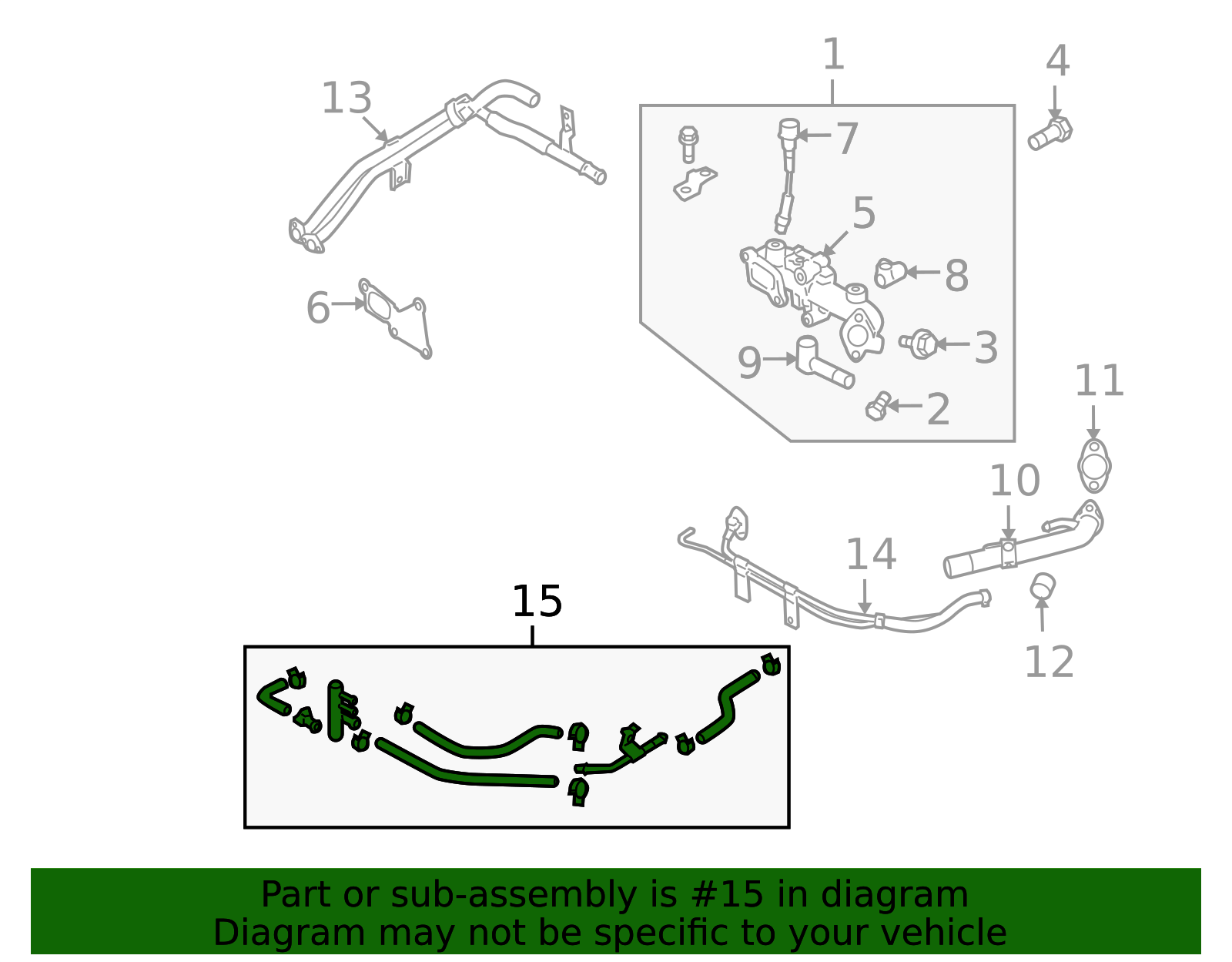 2010-2014 Hyundai Genesis Coupe Vent Hose 25490-2C450 | MotorMotor