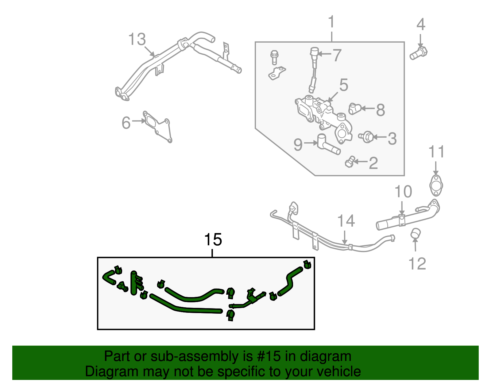 2010-2014 Hyundai Genesis Coupe Vent Hose 25490-2C450 | OEM Parts Online