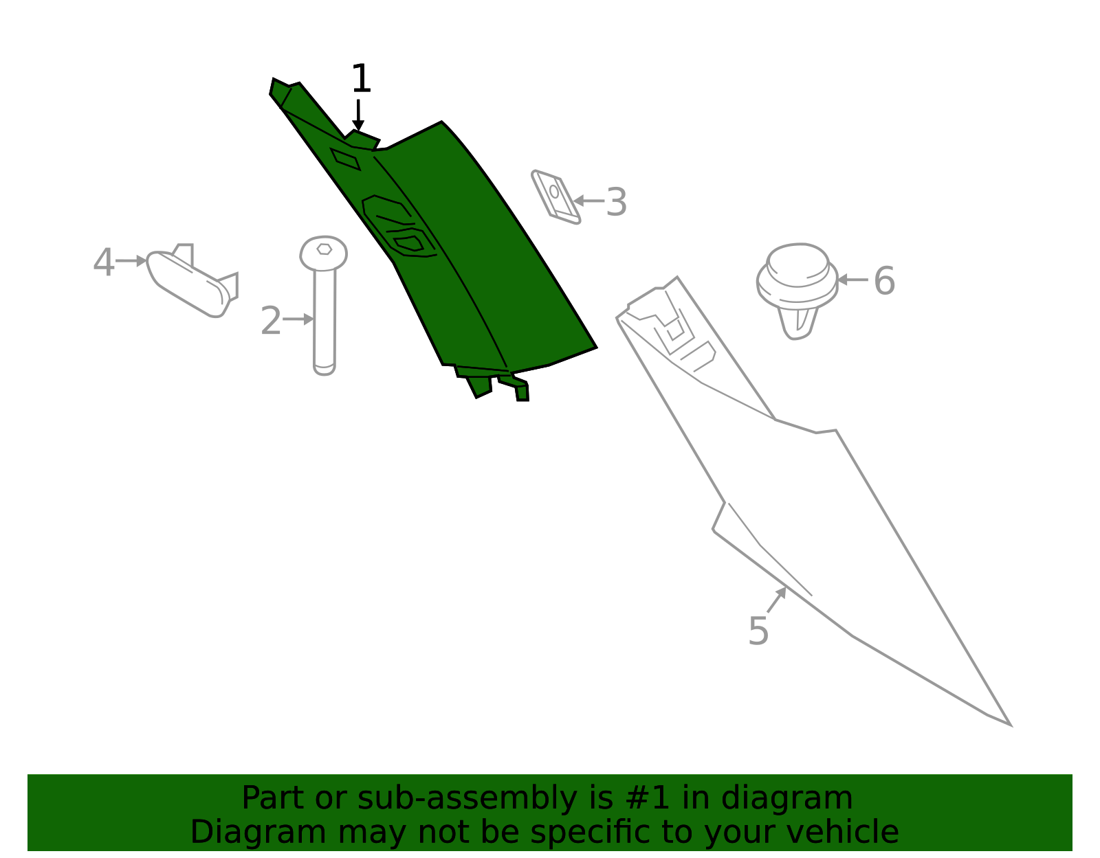 C-Pillar Trim Panel - Interior Fit, OEM Look | AutoNation Parts