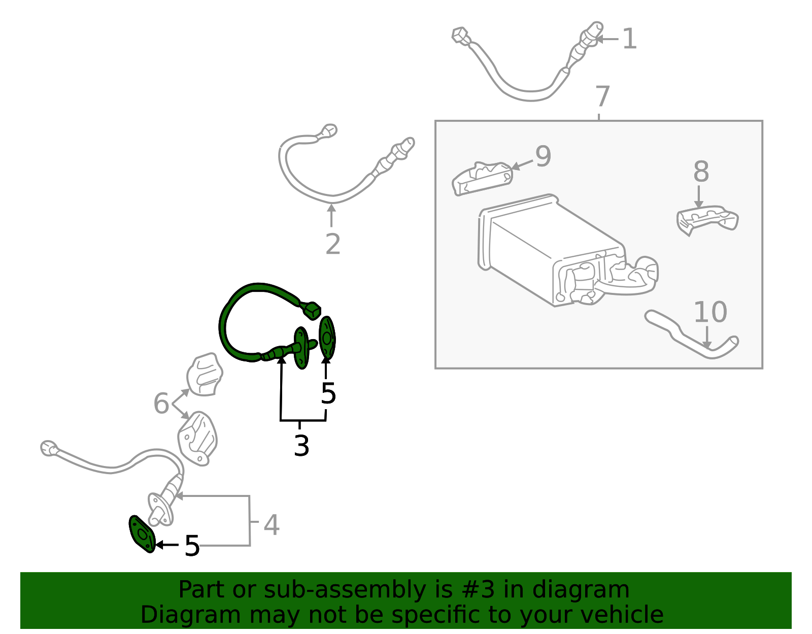 2000-2004 Toyota Oxygen Sensor 89465-09310 | OEM Parts Online