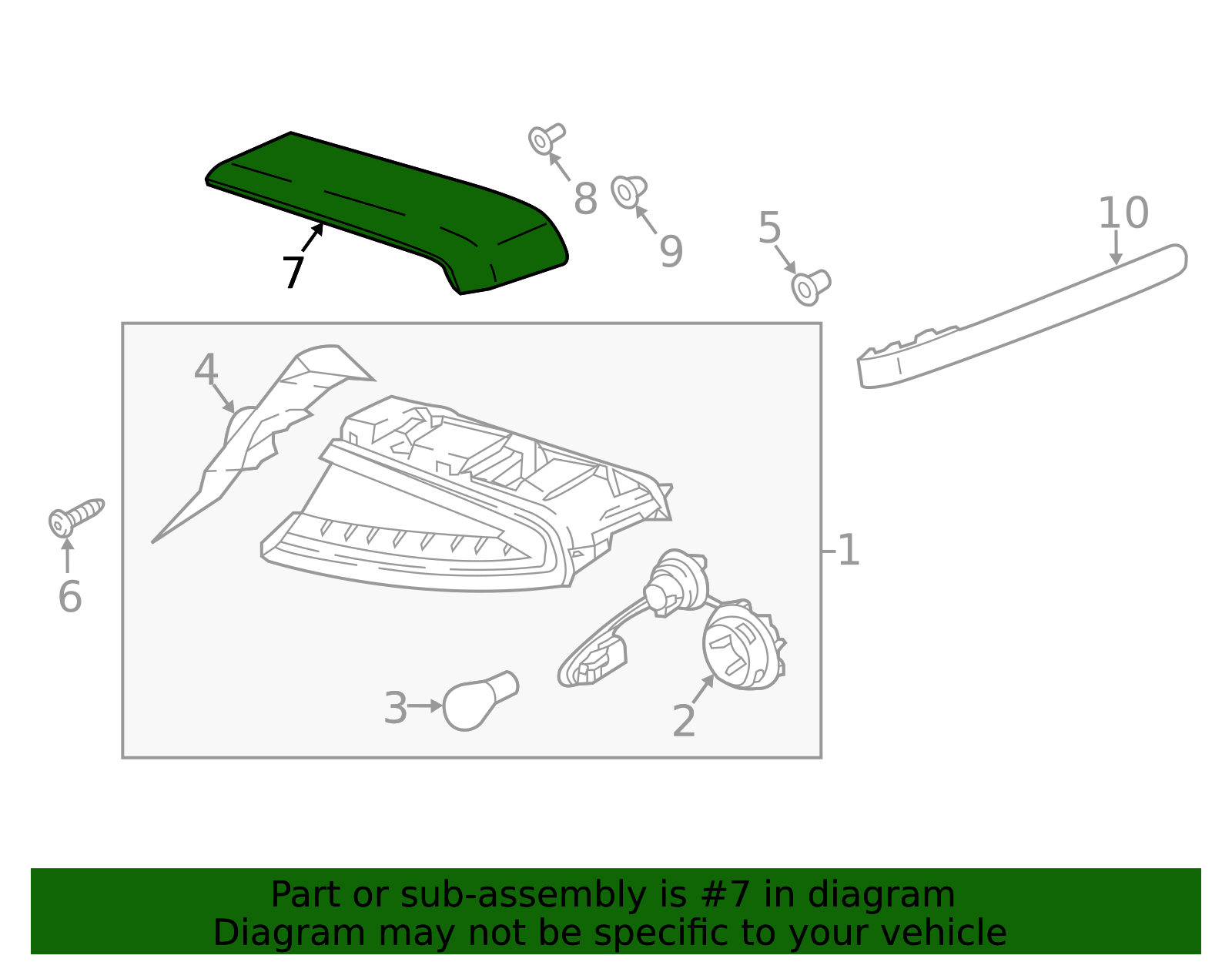 87260-J5000 - Upper Cover 2018-2023 Kia Stinger | Genuine Kia Parts