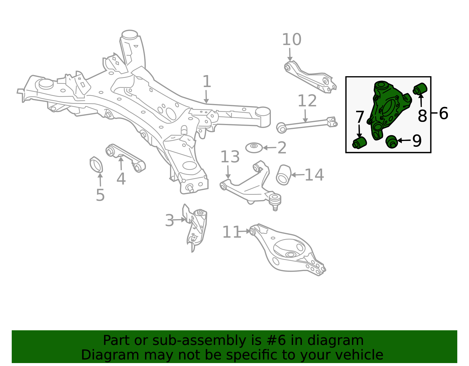2013-2018 Nissan Pathfinder Knuckle 43018-3JA0B | TascaParts.com