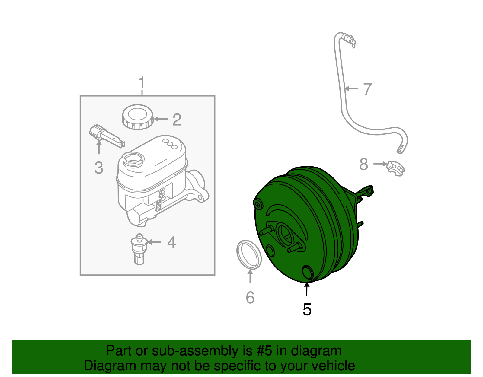 2008-2021 Ford | Motorcraft™ Power Brake Booster | BRB-106 | Walls ...