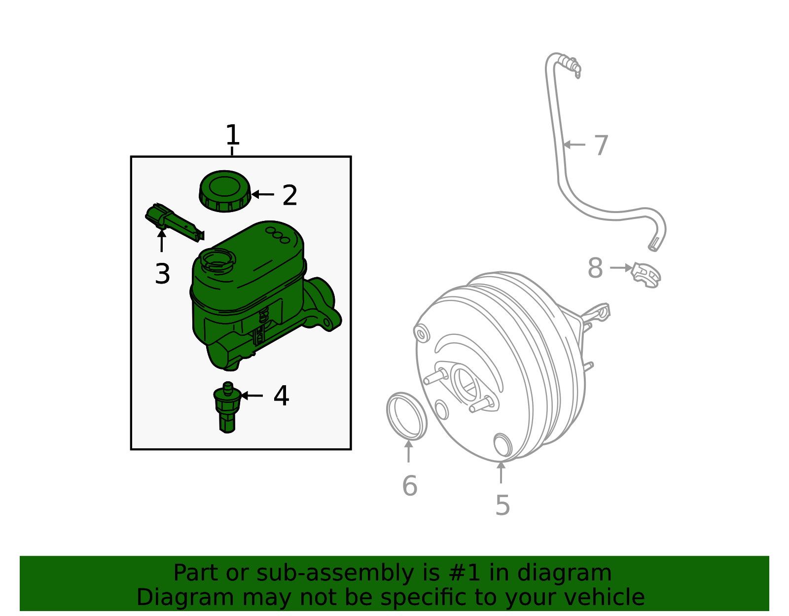 Brake Master Cylinder - OEM Pressure Unit for Ford | AutoNation Parts