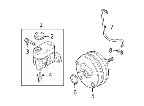 Master Cylinder - Components On Dash Panel for 2011 Ford E-350 Super ...