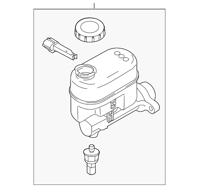 2009-2019 Ford | Master Cylinder | 9C2Z-2140-C | Walls' Ford Parts