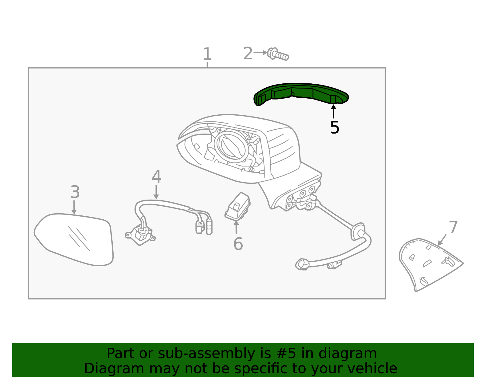 2017-2019 Genesis G90 Turn Signal Lamp 87623-D2000 | MotorMotor
