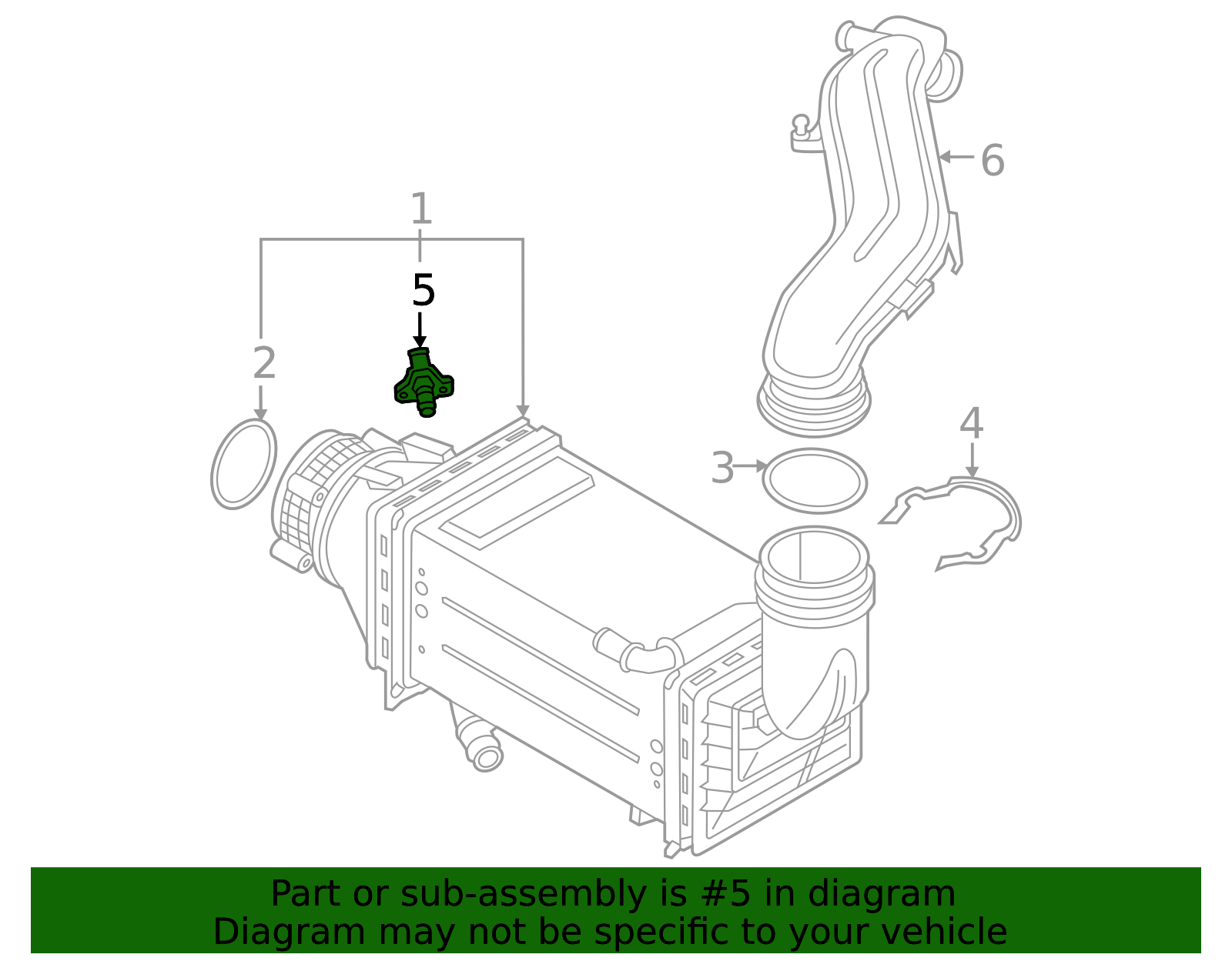 04E-906-051-J - Pressure Sensor - 2022-2025 Volkswagen | VW OEM Parts ...